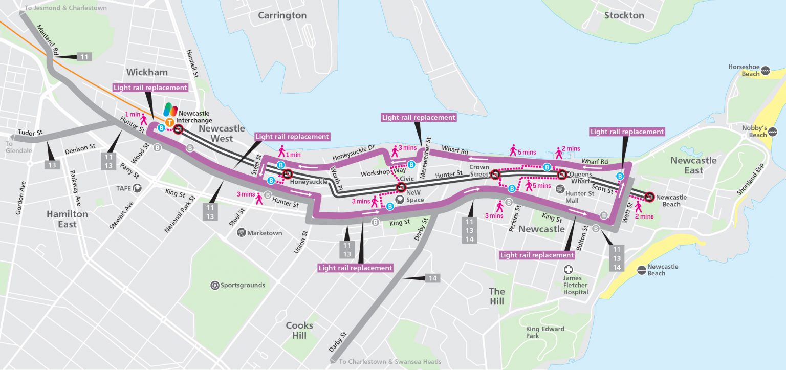 Light rail maintenance 17 & 18 November - Newcastle Transport